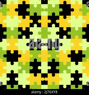 Colors jigsaw puzzle pieces pattern background Stock Vector Image & Art ...