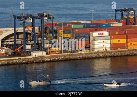 Ensenada International Conatainer Terminal, Baja California, Mexico ...