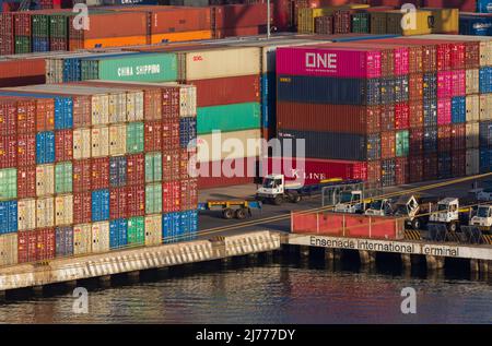 Ensenada International Conatainer Terminal, Baja California, Mexico ...