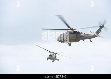 HH-60M (MEDEVAC) medical evacuation Black Hawk helicopters prepare for ...