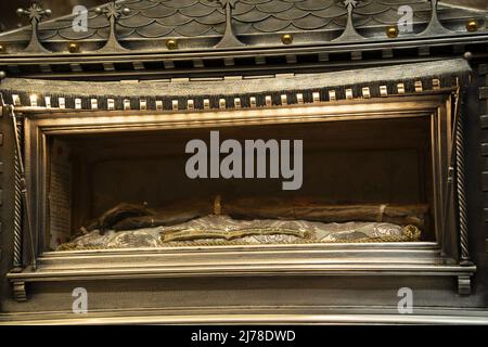 Saint vincent holy relic arm valencia Stock Photo - Alamy