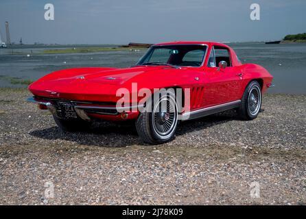 1966 Chevrolet Corvette Stingray C2 second generation classic American ...
