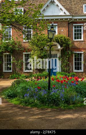 The Chantrey, the Walls & Gates to The Chantry, Large House Ely Stock ...