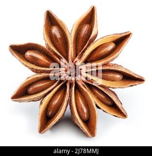 Anise star and aniseeds, spice with strong taste used in cooking ...