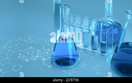 Chemical laboratory, illustration Stock Photo - Alamy