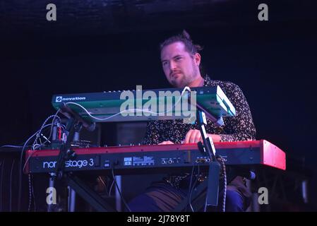 Stu Mindeman during the concert of Dave Weckl – Tom Kennedy Project at ...