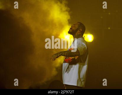 HOLLYWOOD FL - MAY 06: Post Malone performs during the Formula 1 Miami ...