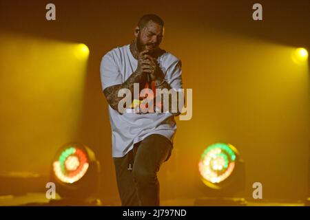 HOLLYWOOD FL - MAY 06: Post Malone performs during the Formula 1 Miami ...