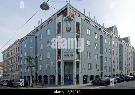 Wien, Herbststraße 13, Schinnaglgasse 8-12, Gemeindebau von Reinhard ...
