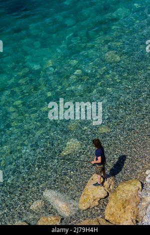 Nizza, Aussichtspunkt Rauba-Capeu // Nice, Viewpoint Rauba-Capeu Stock ...