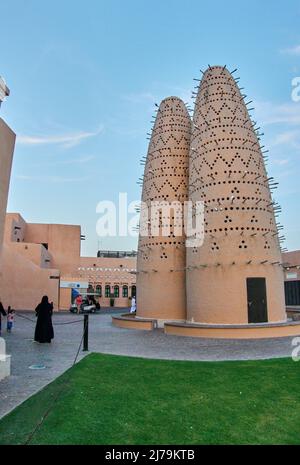 Dovecotes in Katara cultural village, Doha, Qatar Stock Photo - Alamy