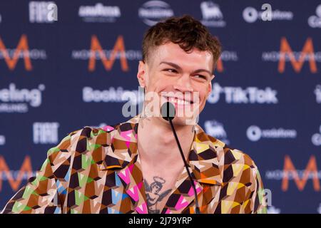 Turin, Italy. 7th May 2022. French musician Alvan (Alexis Morvan Rosius ...