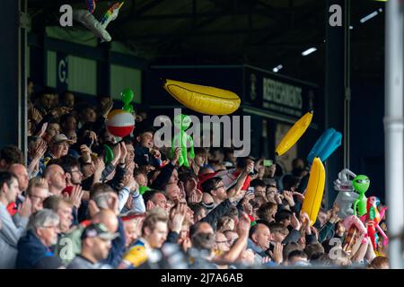 Reading fans enjoying the inflatables today Stock Photo - Alamy