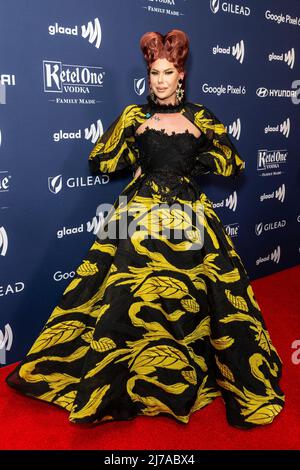 Trinity The Tuck attends 33rd Annual GLAAD Media Awards at New York ...