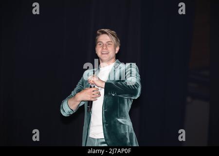 Vincent Gross bei "Die große Schlager-Hitparade" in der Messehalle ...