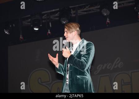 Vincent Gross bei "Die große Schlager-Hitparade" in der Messehalle ...