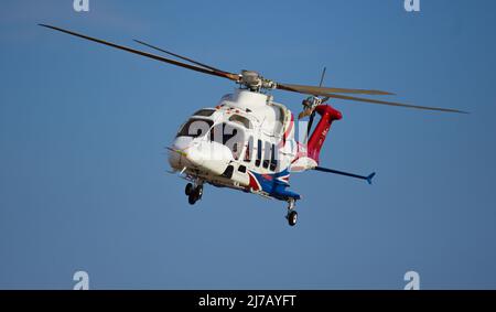 TAI T625 Gökbey helicopter Istanbul Turkey 09 24 2021 in flight at ...