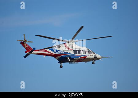 TAI T625 Gökbey helicopter Istanbul Turkey 09 24 2021 in flight at ...