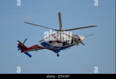 TAI T625 Gökbey helicopter Istanbul Turkey 09 24 2021 in flight at ...