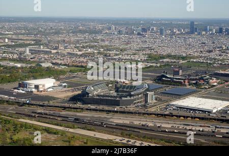 Aerial View of Wells Fargo Center Phildelphia Stock Photo - Alamy