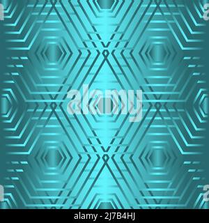 Hexagon seamless vector texture. Hexagonal grid repeat pattern. Geometric seamless pattern ...