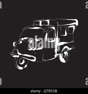 Bemo Icon of the old Jakarta public transportation. ( Bemo is motorized ...