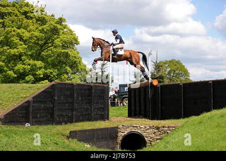 James Rushbrooke riding Michem Eclipse during the Cross Country Event ...