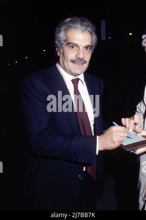Omar Sharif Circa 1980's Credit: Ralph Dominguez/MediaPunch Stock Photo ...
