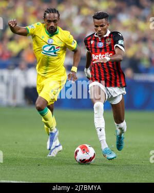 Hicham Boudaoui of Nice during the French championship Ligue 1 football ...