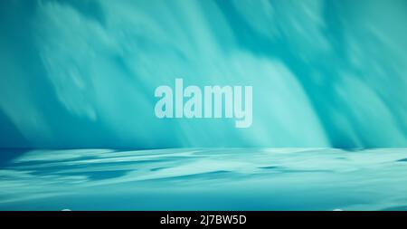 Blank colorful wall background and hard falling shadow. 3D rendering ...