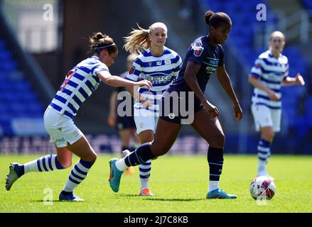 Manchester City's Khadija Shaw (centre) congratulates Jemima Dahou ...