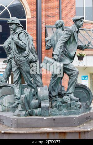Statue - the Spirit of Barrow - Barrow-in-Furness, South Lakeland ...