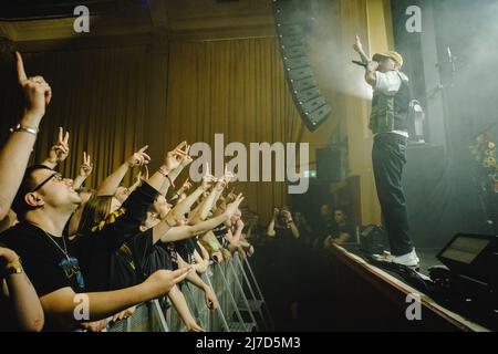 Bern, Switzerland. 07th, May 2022. The German rapper Casper performs a ...