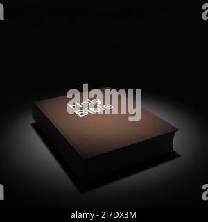 Holy bible book. 3D rendering Stock Photo - Alamy