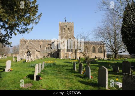 St Mary the Virgin, Buckland, Oxfordshire Stock Photo - Alamy