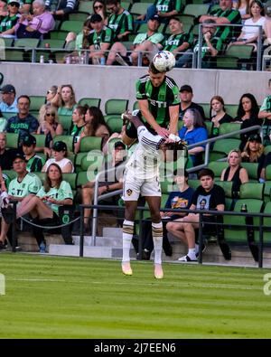 Austin Texas. May 8, 2022. Jon Gallagher #17 of Austin FC in action vs ...