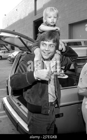 Mark Hamill with son Nathan Circa 1980's Credit: Ralph Dominguez ...