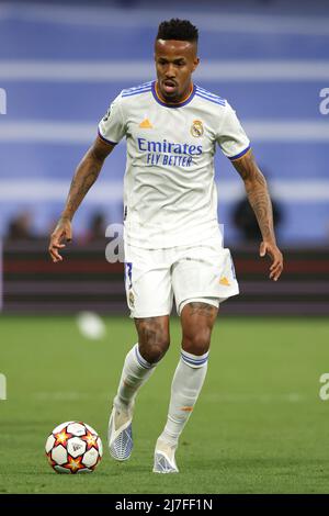 Eder Militao of Real Madrid during the UEFA Champions League match ...