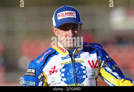 Jakub Jamrog, Piraterna, in the speedway match in the Elite Series ...
