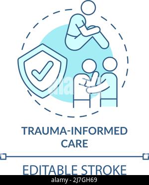 Trauma informed care concept icon Stock Vector Image & Art - Alamy