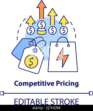 Competitive pricing concept icon Stock Vector Image & Art - Alamy