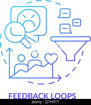 Positive feedback loop concept icon Stock Vector Image & Art - Alamy