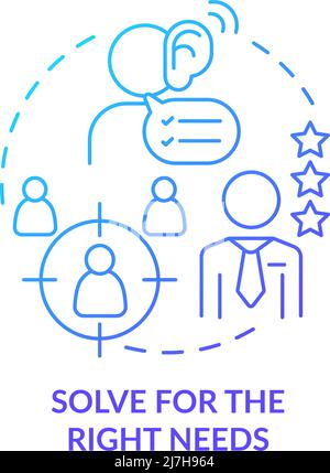 Understand business needs concept icon Stock Vector Image & Art - Alamy