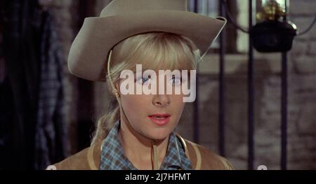 London.UK. Angela Douglas in a scene in (C) Anglo-Amalgamated/Warner ...