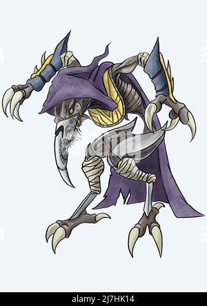 an evil bird thief monster Stock Photo - Alamy