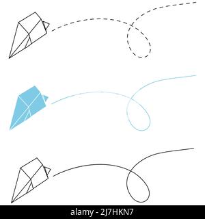 Air flight icons set 9 color vector isolated on white for any design ...