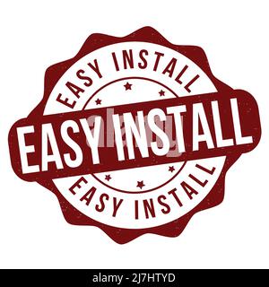 easy to install vector icon isolated on transparent background, easy to ...