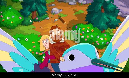 THE GREAT NORTH, center: Beef Tobin (voice: Nick Offerman), 2nd from ...