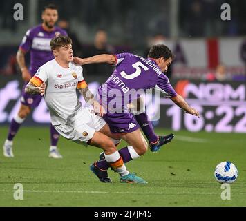 Nicola Zalewski of AS Roma during the Serie A match between SSC Napoli ...