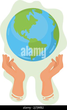 hands lifting planet earth Stock Vector Image & Art - Alamy